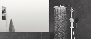 Grohe sıva üstü duşlar, planlarınızı hayata geçirmenizi sağlar. | GROHE