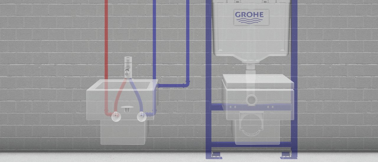 GROHE - WC installation system and bidet faucet - Toilet and bidet ...