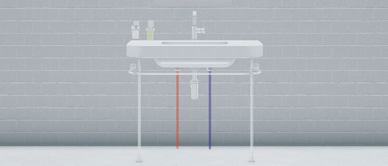 GROHE - Wash basin with one-hole basin mixer - Basin solutions ...