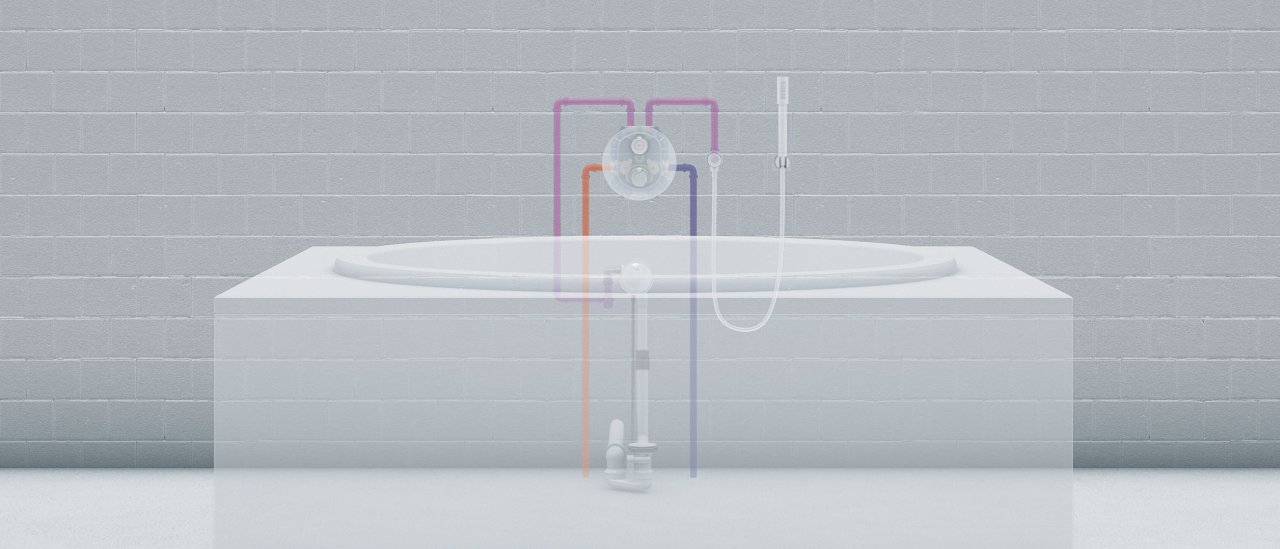 GROHE - Concealed thermostat with inlet system - Bath Solutions ...