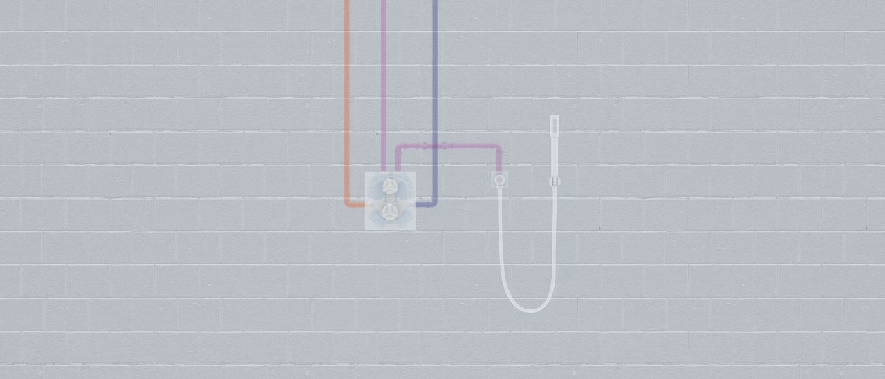 GROHE - Concealed thermostat with head and hand shower - Shower ...