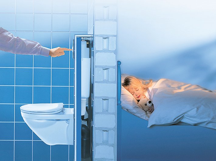 Whisper-quiet Acoustics - Unique Technologies - For your Bathroom | GROHE