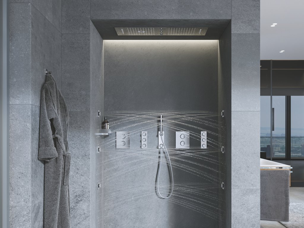 Боковые души Rainshower AQUA | Страница компании GROHE Central Asia ...