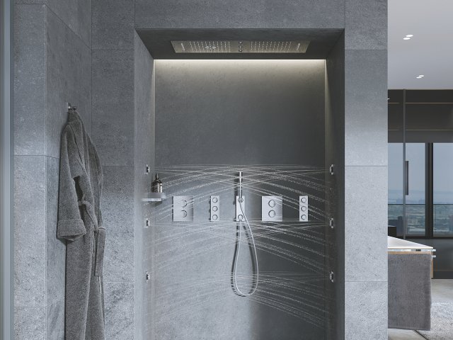 Боковые души Rainshower AQUA | Страница компании GROHE Central Asia ...