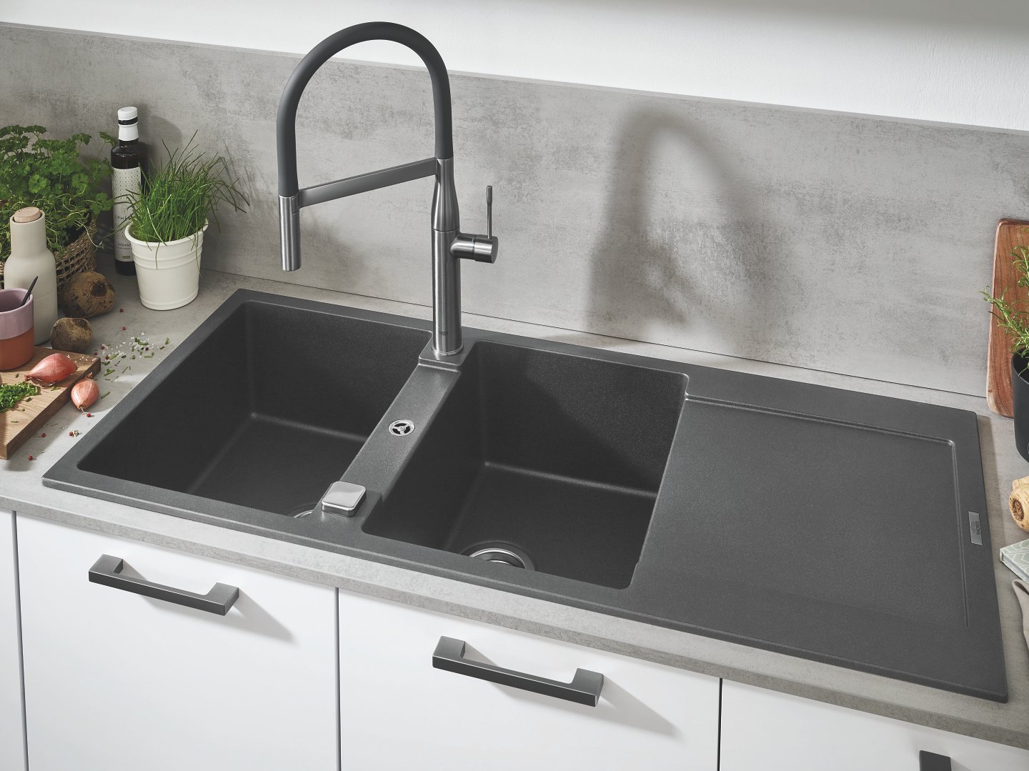 GROHE K500 Series Composite Sinks for Your Kitchen | GROHE | GROHE ...