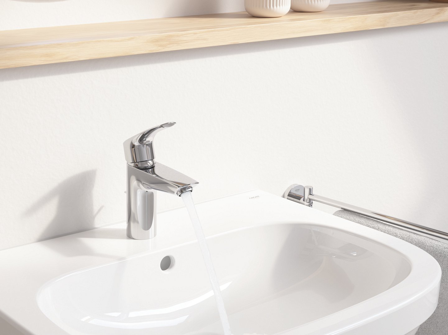 GROHE SilkMove Energy Saving | Voorkomt onnodig gebruik van warm water ...