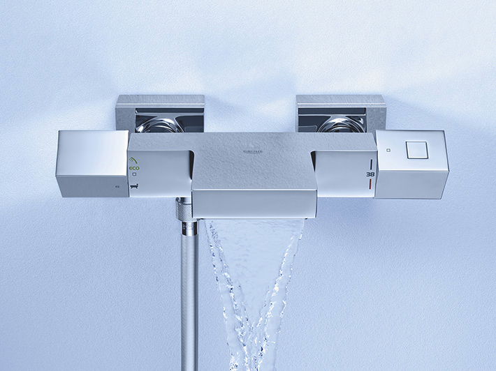 Grohtherm Cube - مُنظمّاتُ الدُّشّ الحراريّةِ - لحمّامِك | GROHE