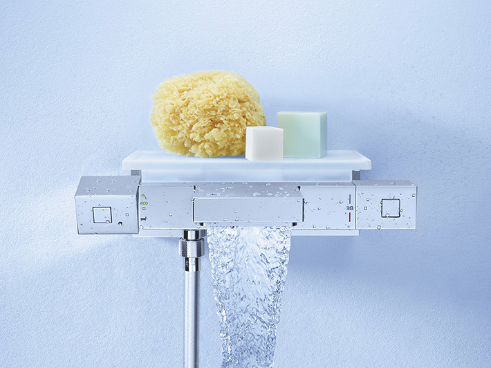 Grohtherm Cube - مُنظمّاتُ الدُّشّ الحراريّةِ - لحمّامِك | GROHE