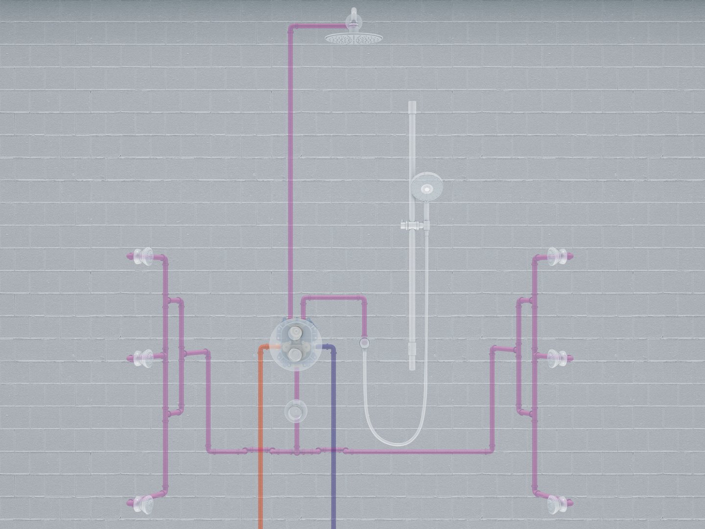 GROHE - Shower Solutions - Planning Examples - Planning and Mounting ...