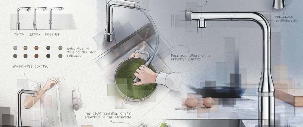 GROHE | GROHE SmartControl kitchen receives most design awards in 2020