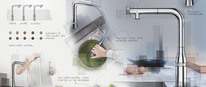 GROHE | GROHE SmartControl kitchen receives most design awards in 2020