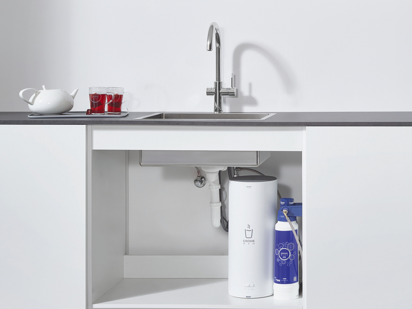 New GROHE Red: Boiling hot water on demand | GROHE