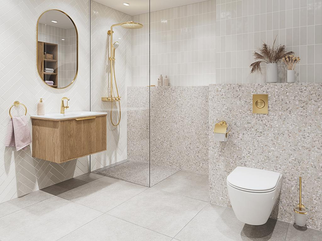 GROHE Cool Sunrise – Zeitlose goldene Eleganz für Badezimmer | GROHE