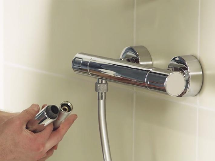Installation guide - Install a shower bar | GROHE