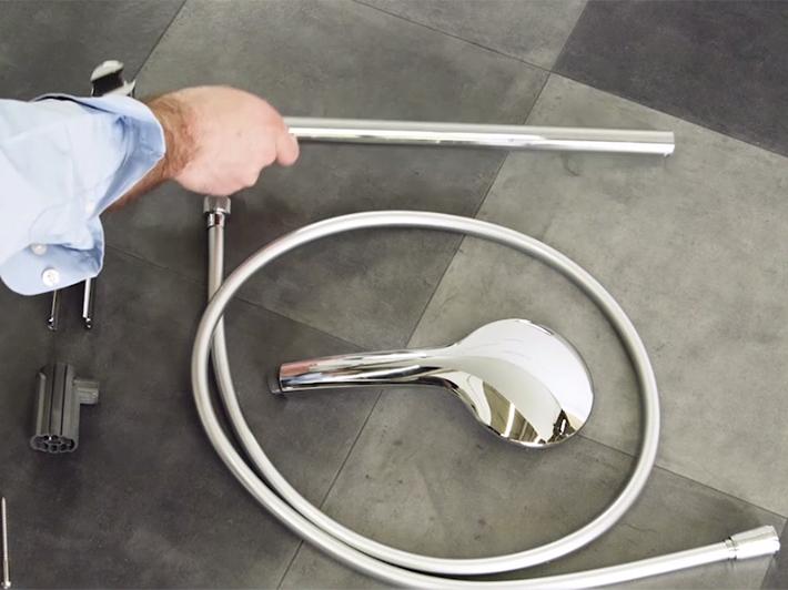 Installation guide - Install a shower bar | GROHE