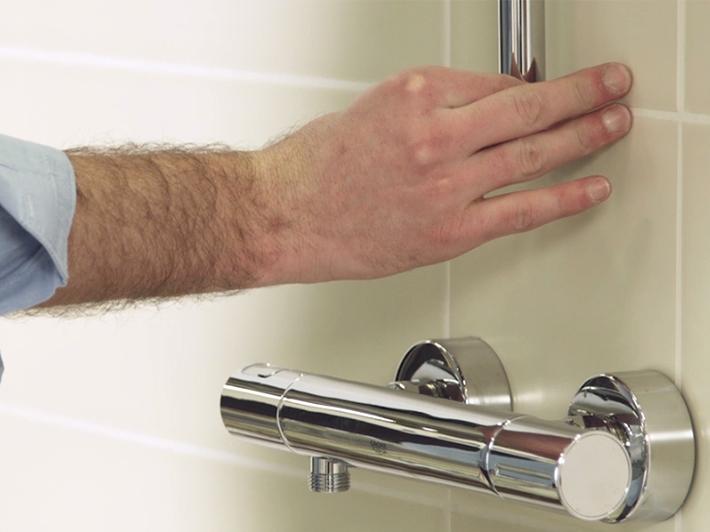 Installation guide - Install a shower bar | GROHE