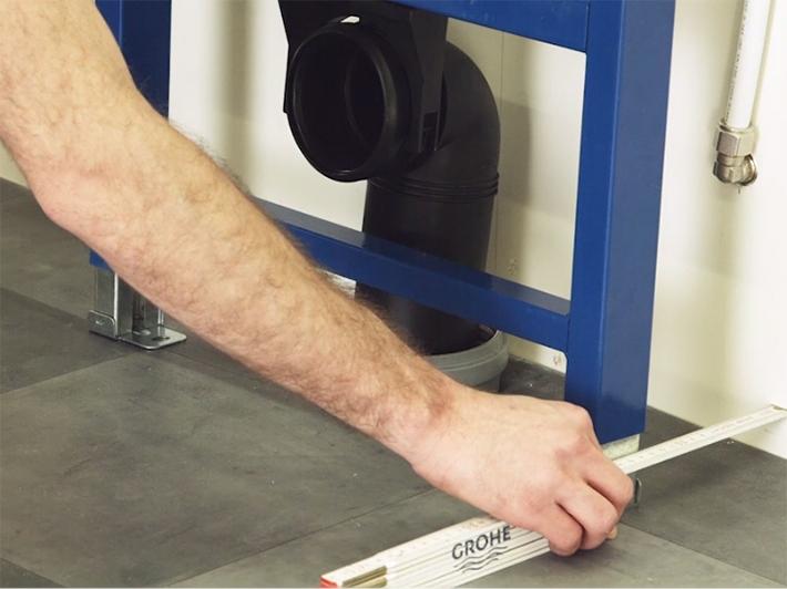 Installation guide - Install a wall-hung toilet system | GROHE