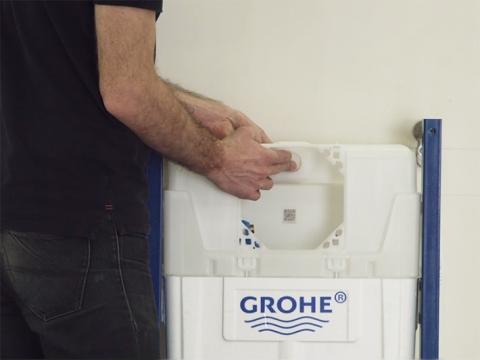 Installation guide - Install a wall-hung toilet system | GROHE