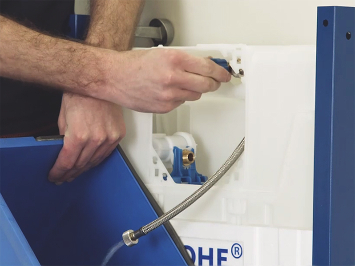 Installation guide - Install a wall-hung toilet system | GROHE