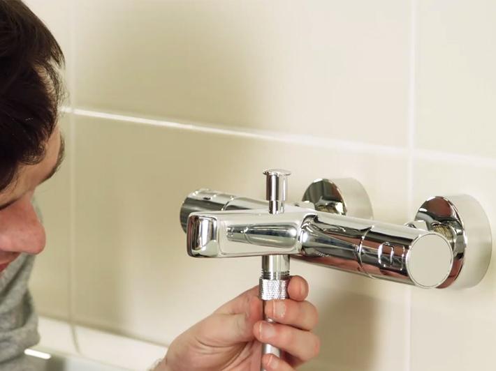 Installation guides - Install a thermostatic bath/shower mixer | GROHE