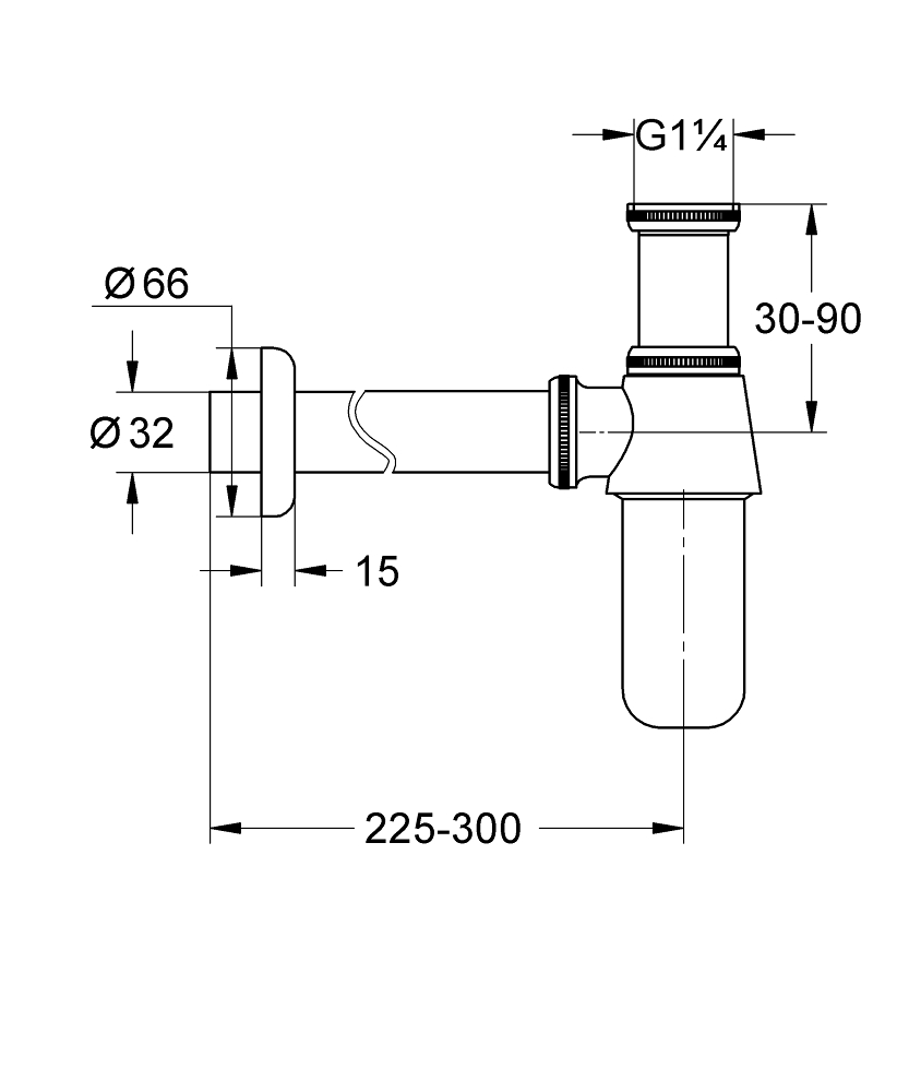 Trap 1 1/4″ | GROHE