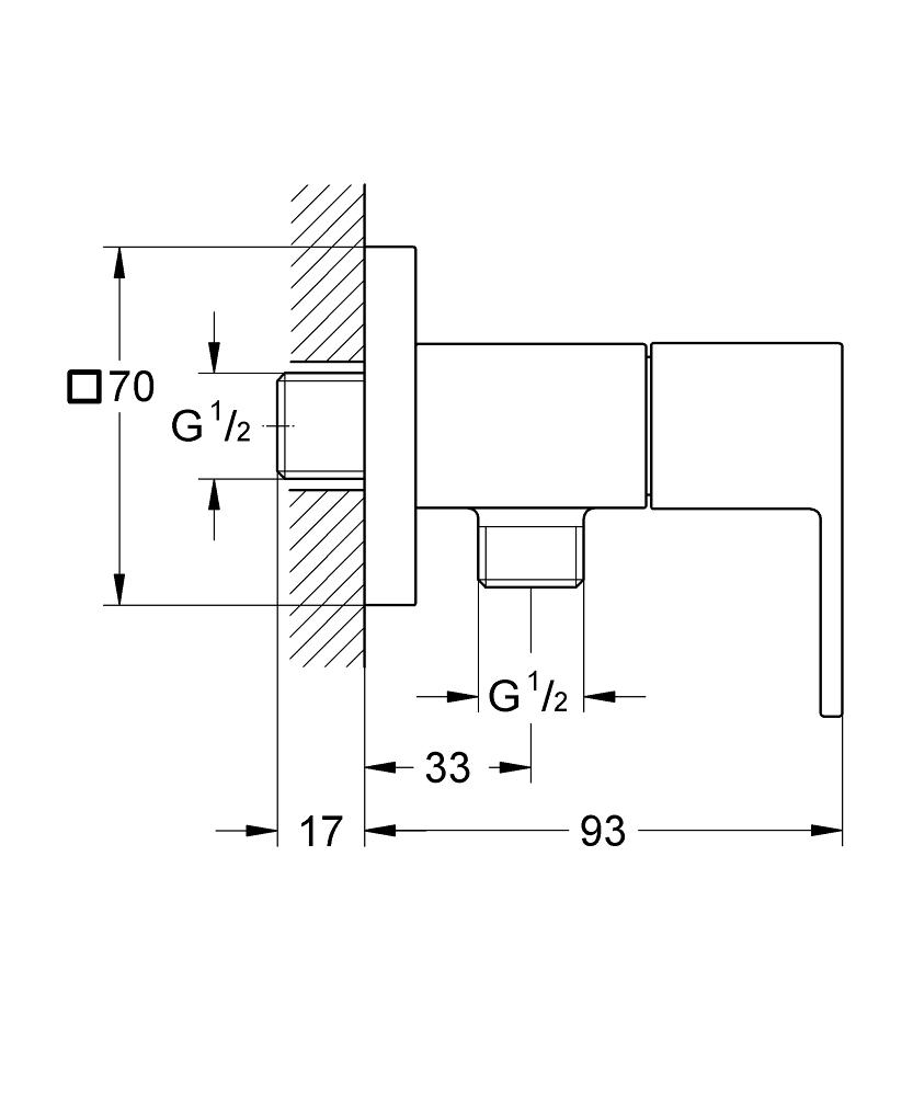 BauMetric Shower valve 1/2″ | GROHE