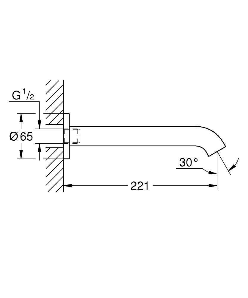 Essence Bath spout | GROHE