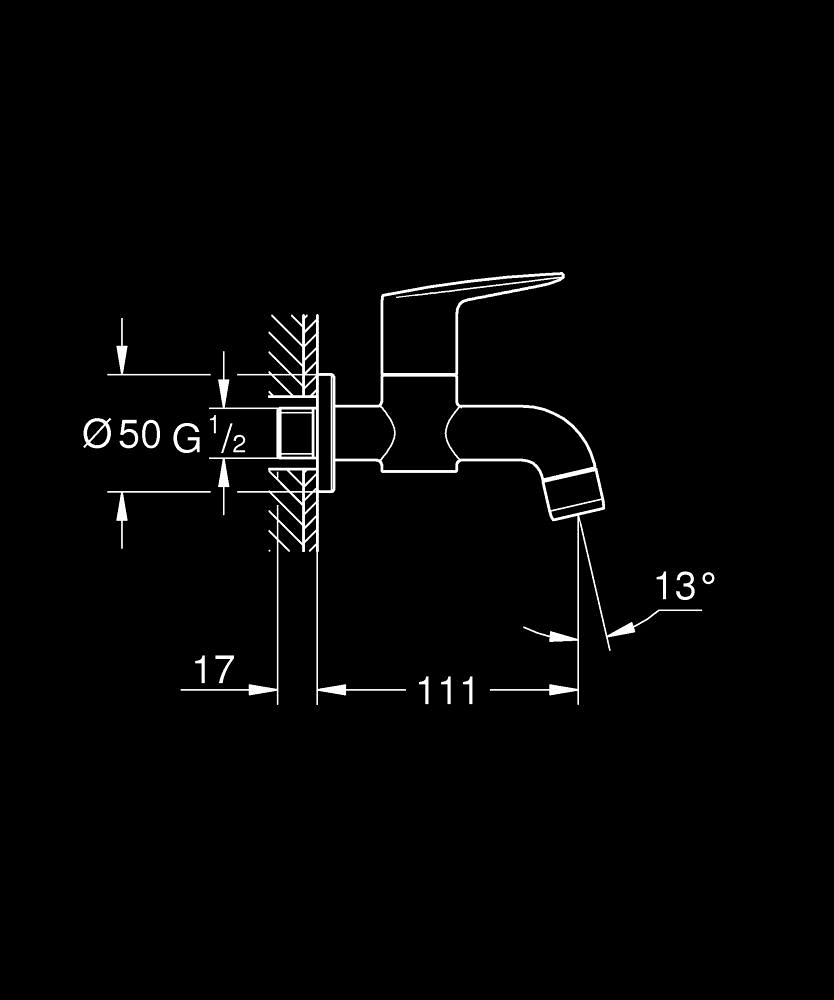 BauEdge Bibtap 1/2″ | GROHE