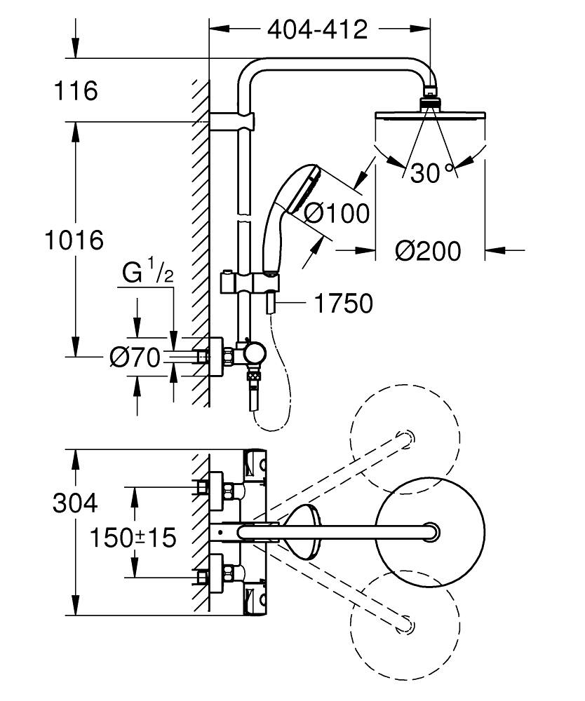 bimstore - Grohe - Shower System (2672200C)