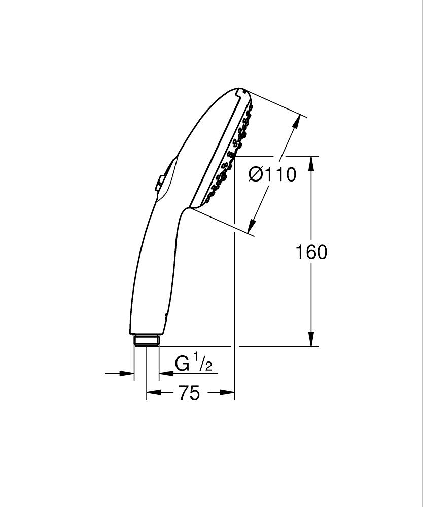 bimstore - Grohe - Single Shower (28261003)
