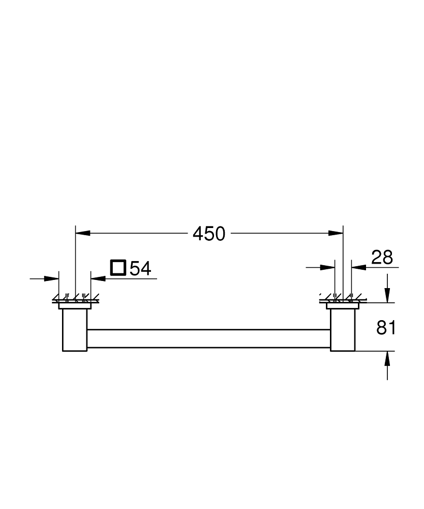 Start Cube Wannengriff | GROHE