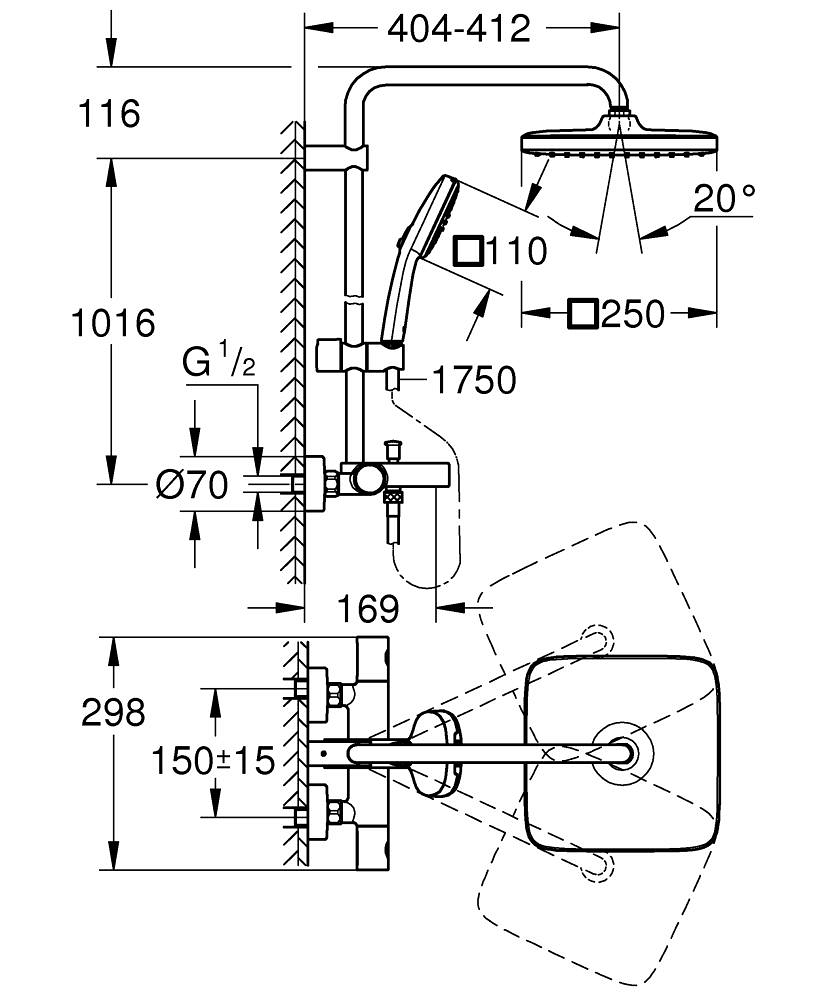 bimstore - Grohe - Shower System (26975001)