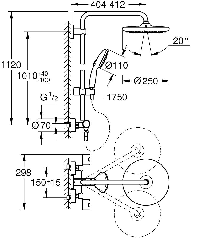 bimstore - Grohe - Shower System (26671001)