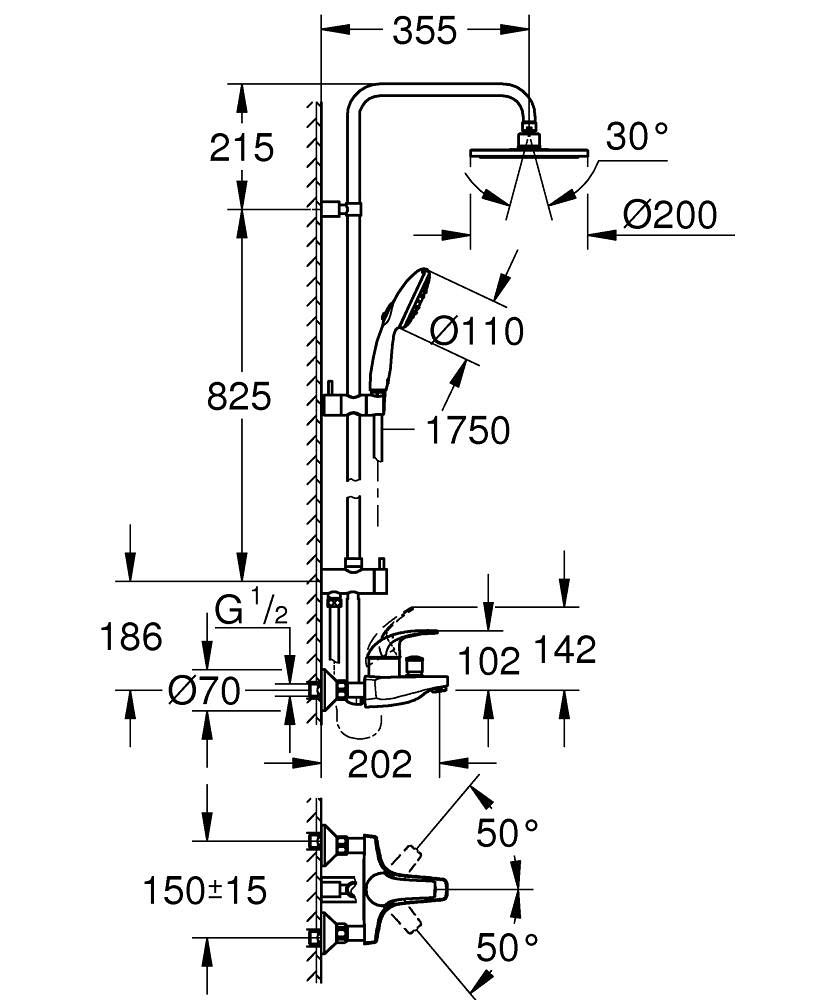 bimstore - Grohe - Shower System (26305002)