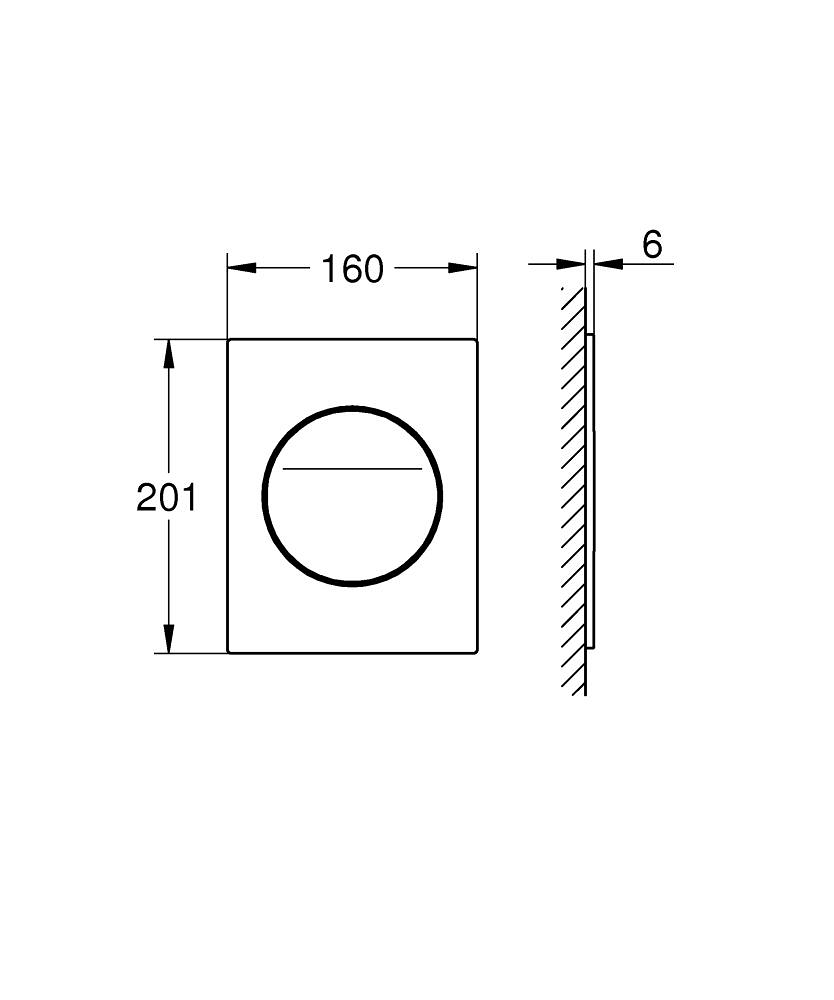 SPA Flush Plate (104645MV00) | Bimstore