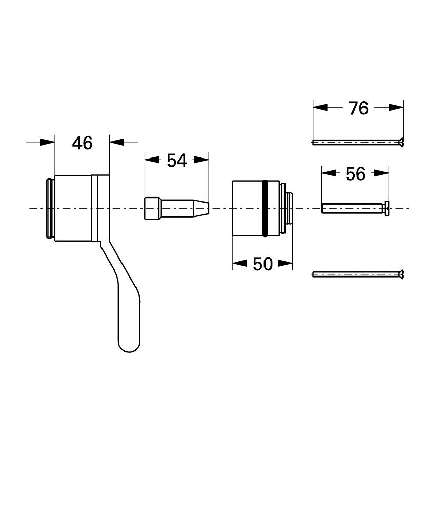 Extension-set, 50 mm | GROHE