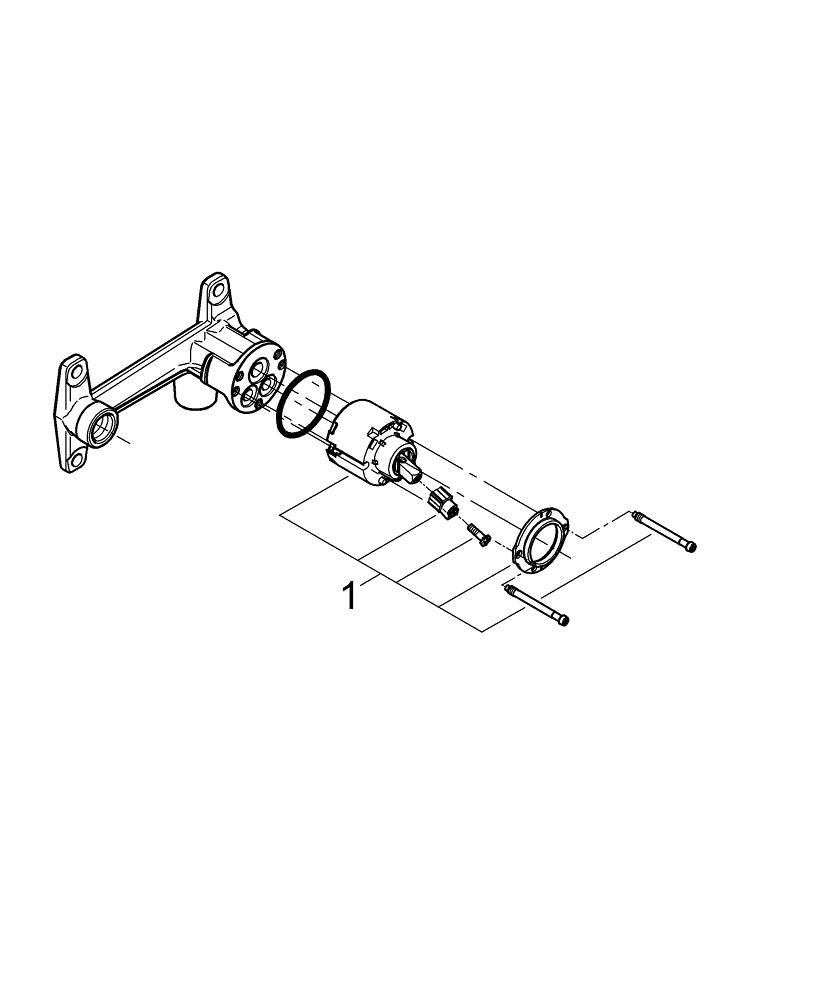Single-lever mixer 1/2″, concealed body | GROHE
