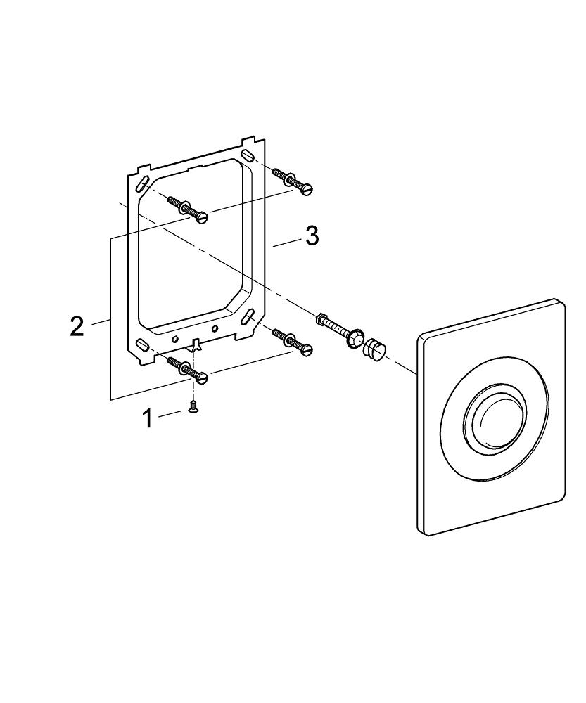 Flush plate | GROHE