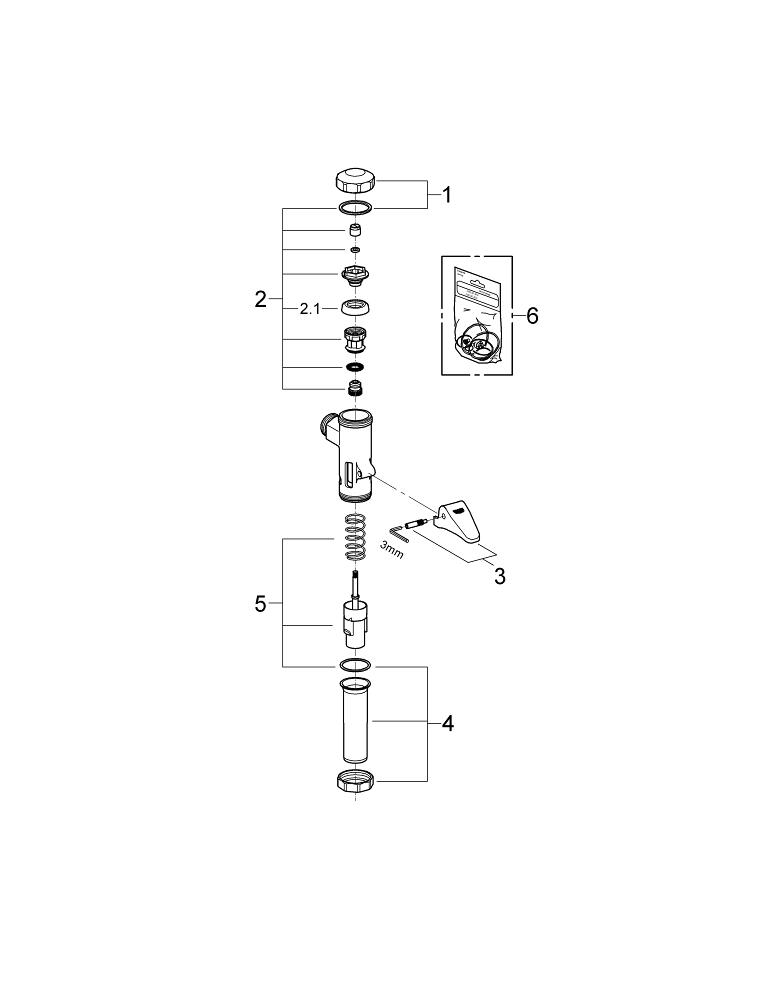 DAL-full-automatic flush valve for WC | GROHE