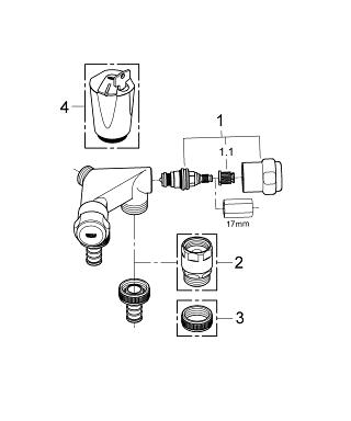 Double bib cock | GROHE