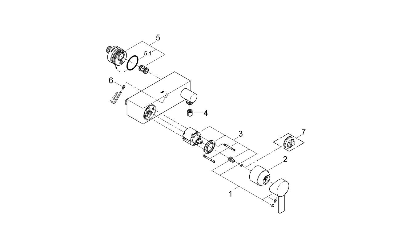 Allure Single-lever shower mixer 1/2″ | GROHE 官方網站