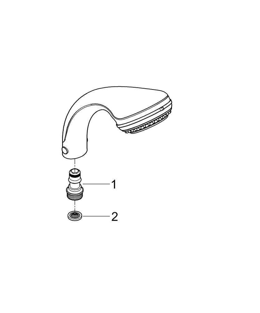 Relexa Plus 80 Champagne Hand shower 2 sprays | GROHE