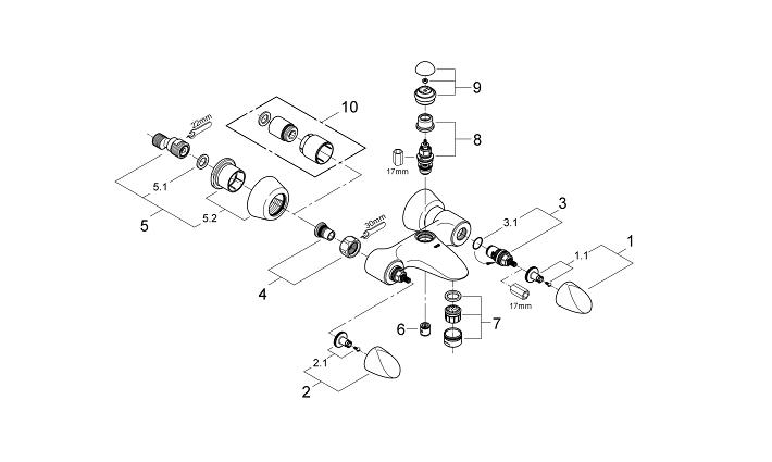 Aria Bath mixer 1/2″ | GROHE 官方網站