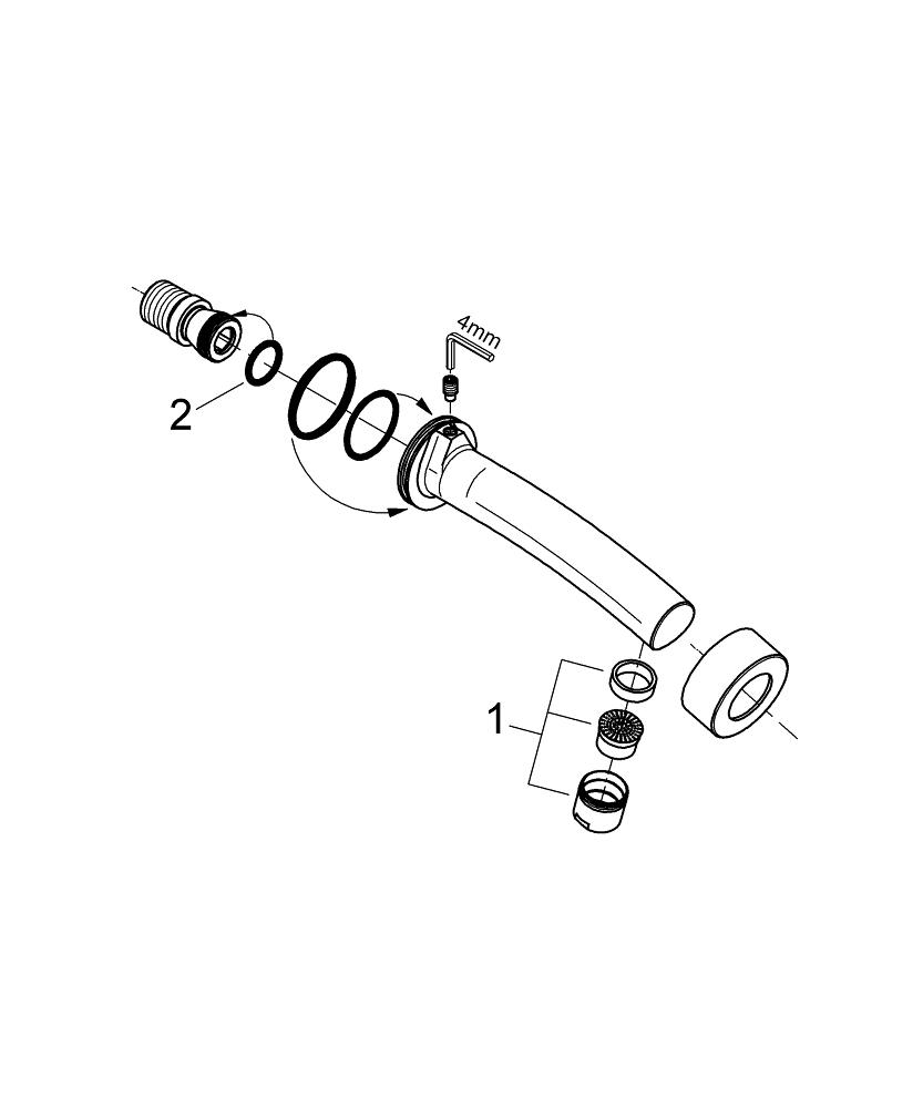 Tenso Bath spout | GROHE