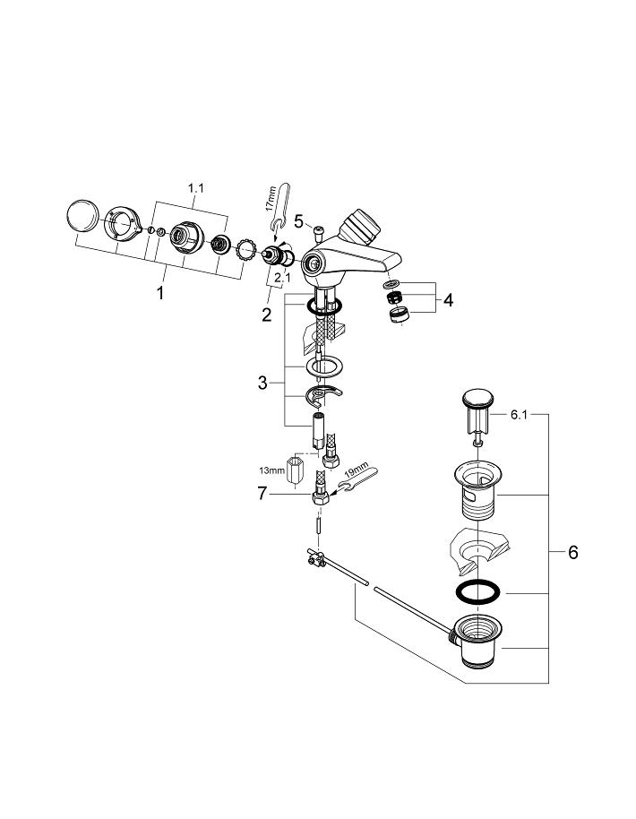 Supra Single-hole basin mixer | GROHE