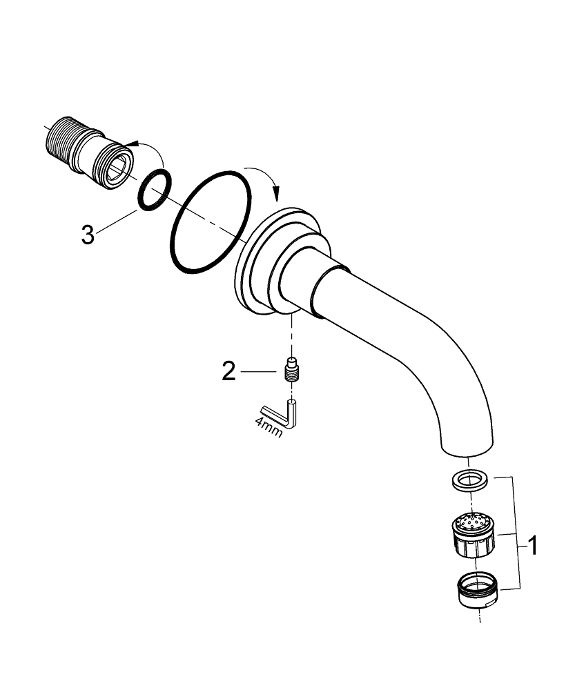 Atrio Bath spout | GROHE