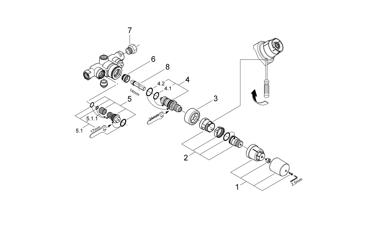 Automatic 2000 Special In-line thermostat, 1/2″ | 德国高仪中国官方网站