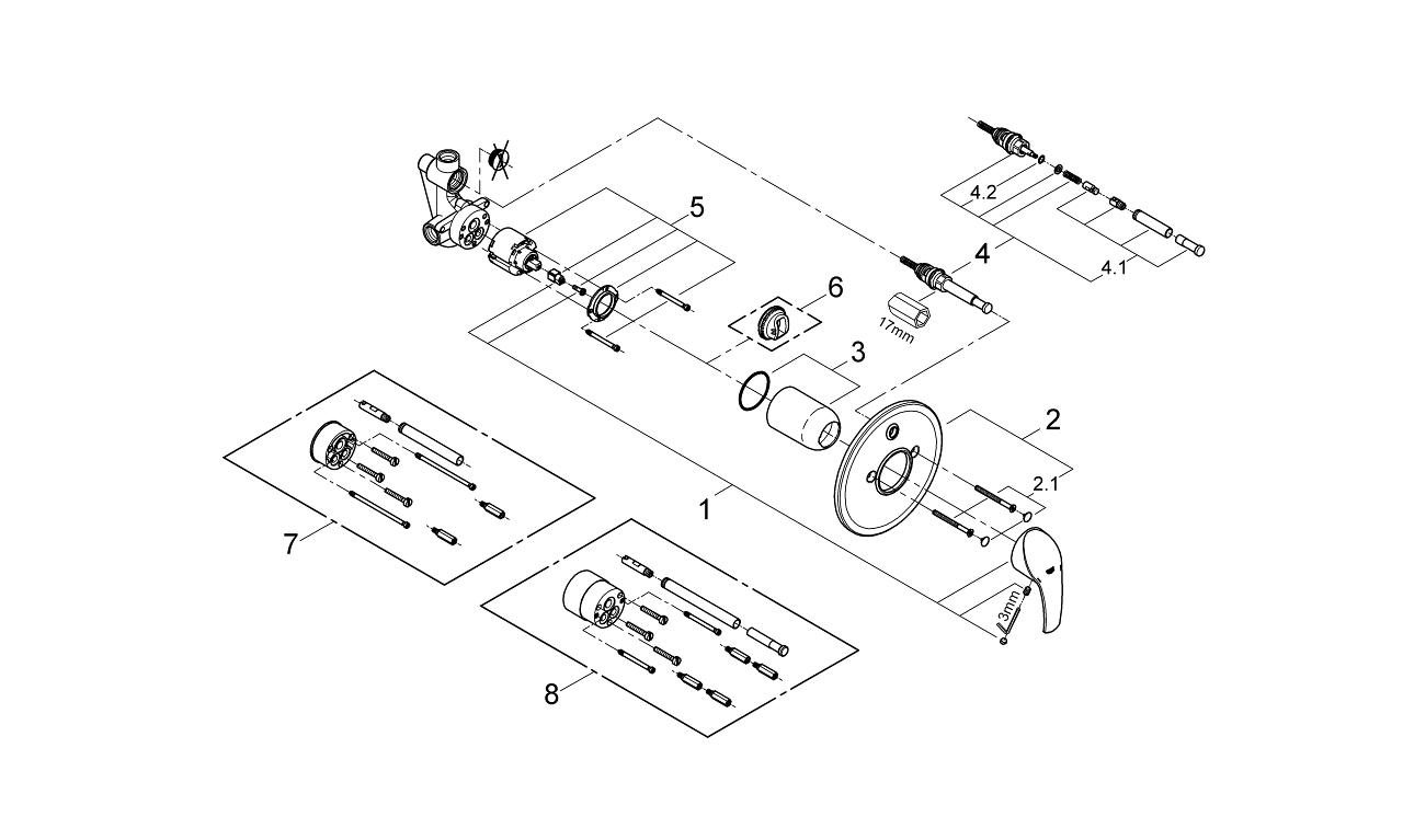 Eurosmart Single-lever bath/shower mixer | GROHE