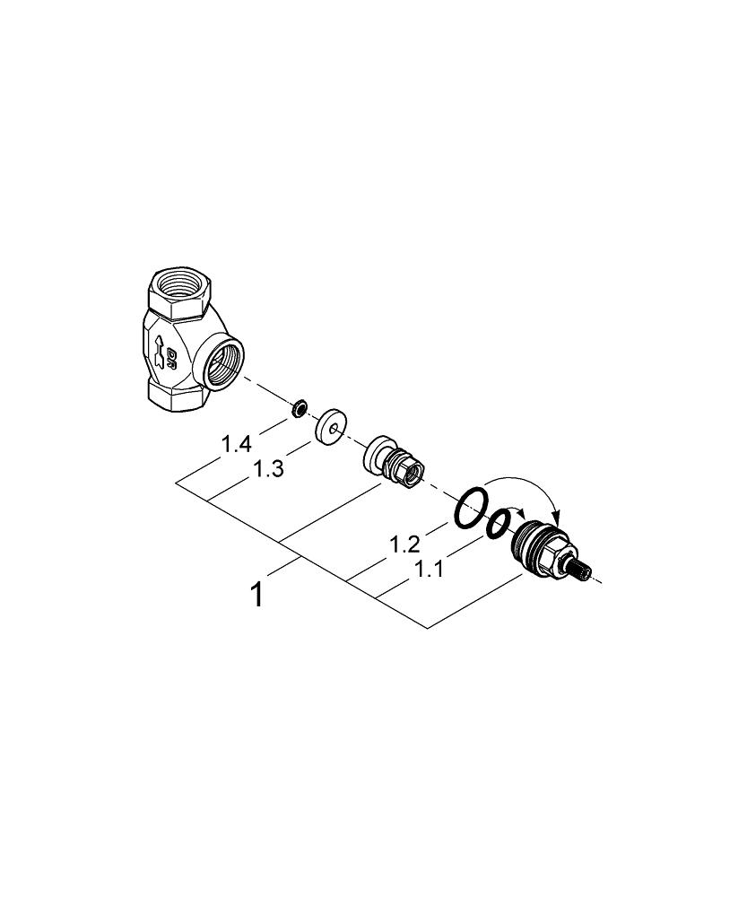 Concealed valve | GROHE