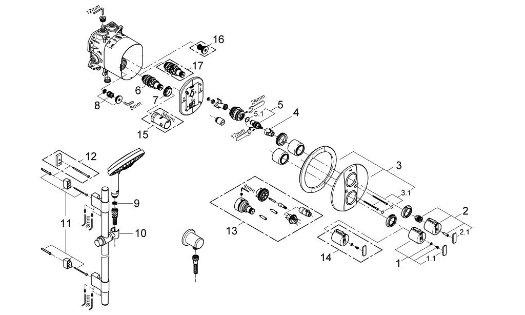 Comfort set Grohtherm 2000 | GROHE